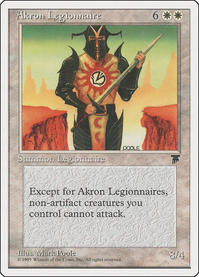 Akron Legionnaire - Chronicles - Magic: The Gathering - TCGplayer.com