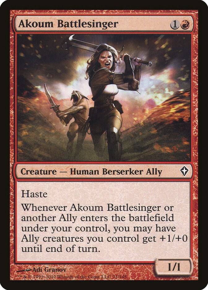 Akoum Battlesinger - Worldwake - Magic: The Gathering - TCGplayer.com