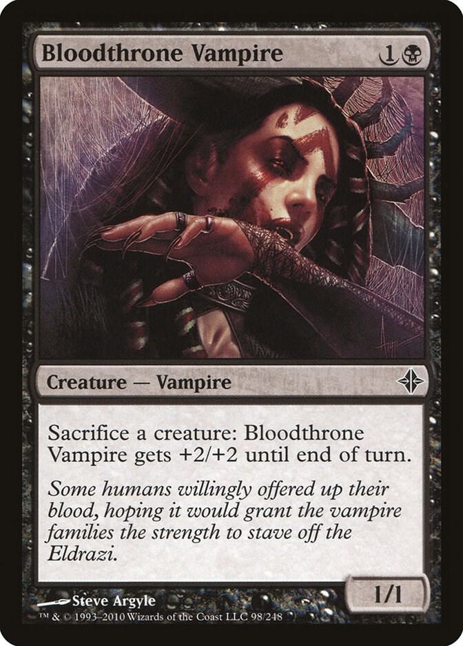 Bloodthrone Vampire - Rise of the Eldrazi - Magic: The Gathering ...