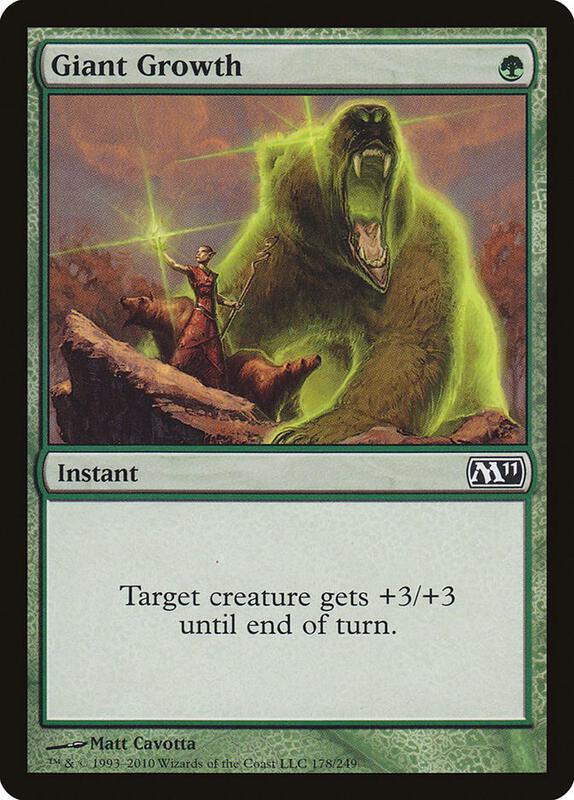 Giant Growth - Magic 2011 (M11) - Magic: The Gathering - TCGplayer.com