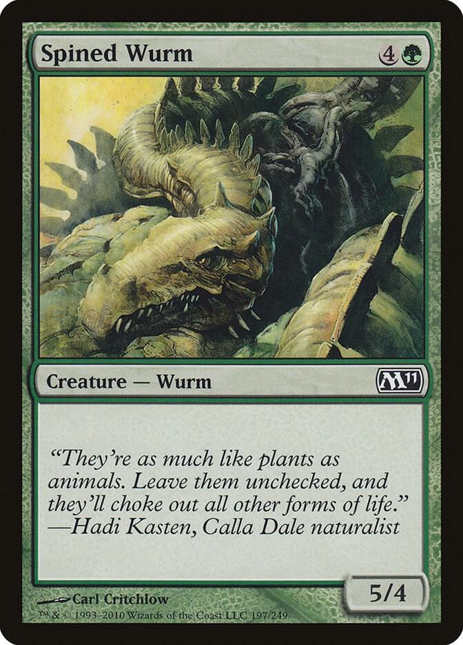 Spined Wurm - Magic 2011 (M11) - Magic: The Gathering - TCGplayer.com