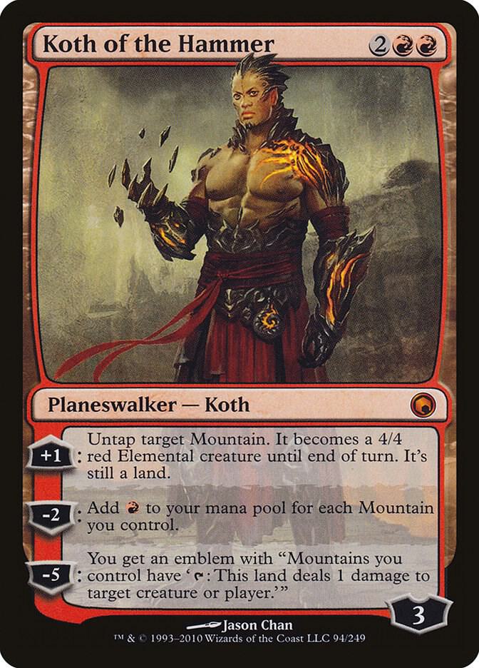 Koth of the Hammer - Scars of Mirrodin - Magic: The Gathering ...
