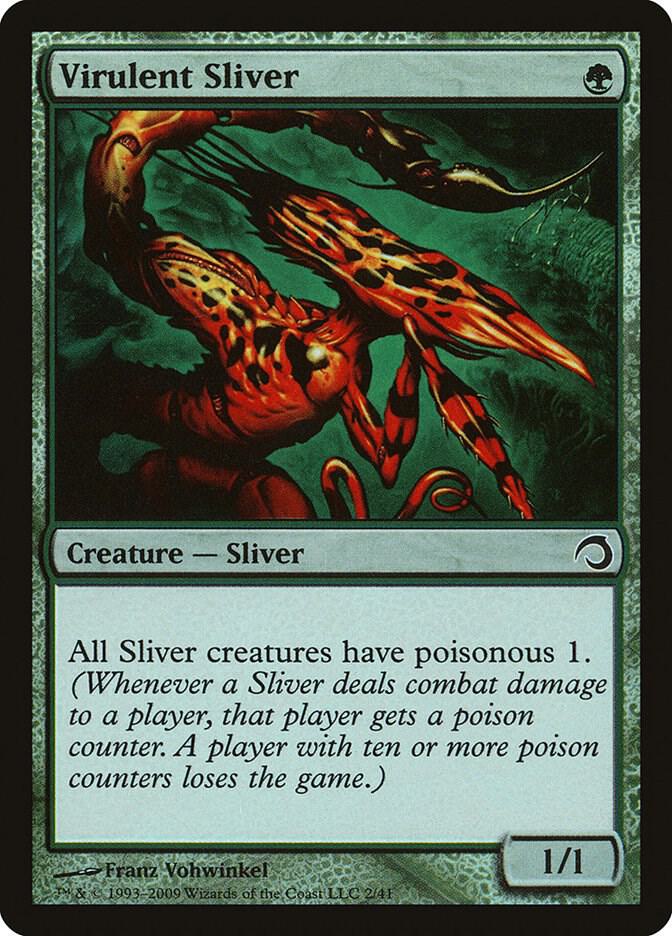 Virulent Sliver - Premium Deck Series: Slivers - Magic: The Gathering ...