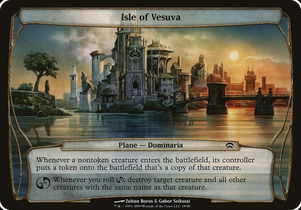 Isle of Vesuva (Planechase) - Oversize Cards - Magic: The Gathering ...