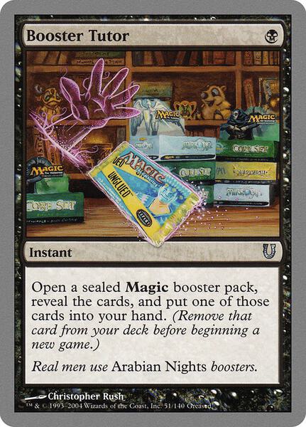 Booster Tutor - Unhinged - Magic: The Gathering