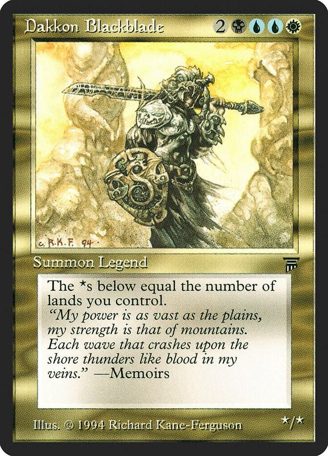 Dakkon Blackblade - Legends - Magic: The Gathering - TCGplayer.com