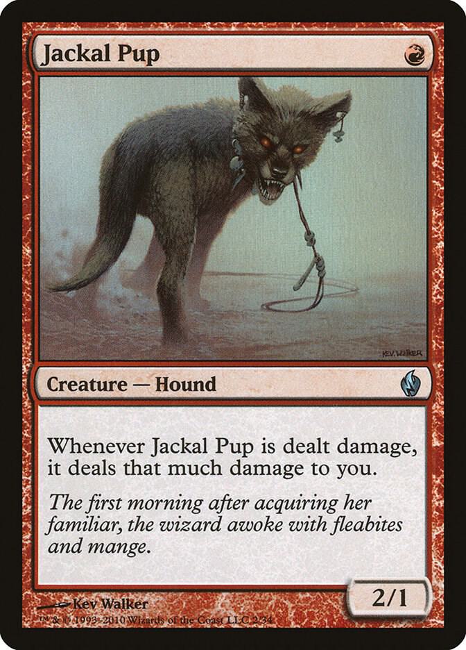Jackal Pup - Premium Deck Series: Fire and Lightning - Magic: The ...