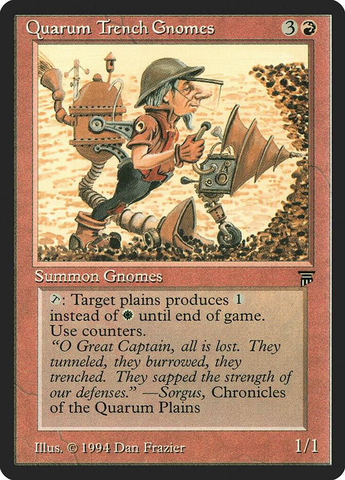 Quarum Trench Gnomes - Legends - Magic: The Gathering - TCGplayer.com