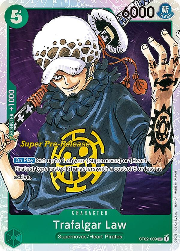 Trafalgar Law - Super Pre-Release Starter Deck 2: Worst Generation - One Piece Card Game ...