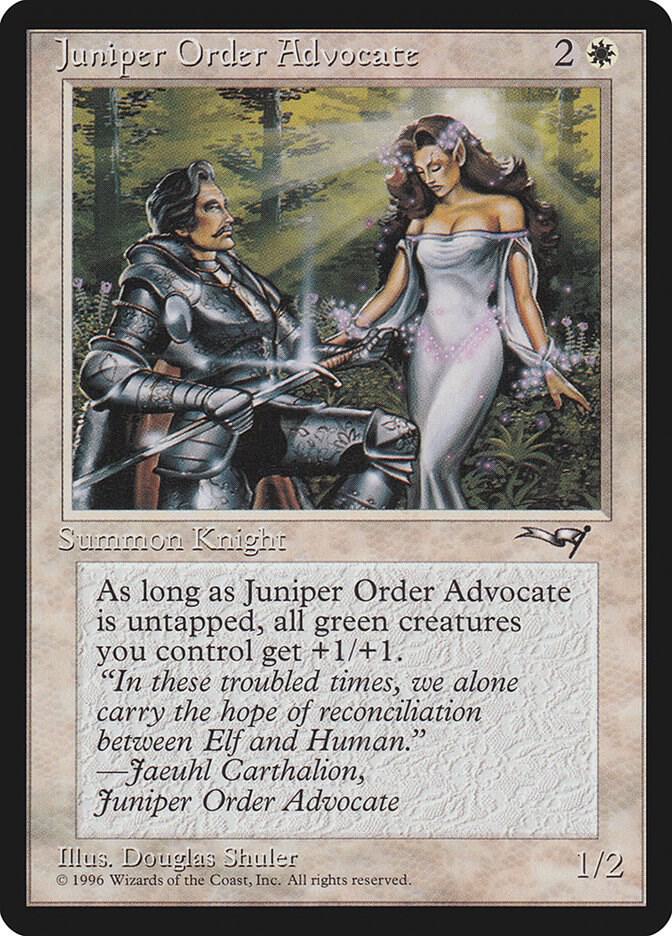 Elvish Ranger (Female) - Alliances - Magic: The Gathering
