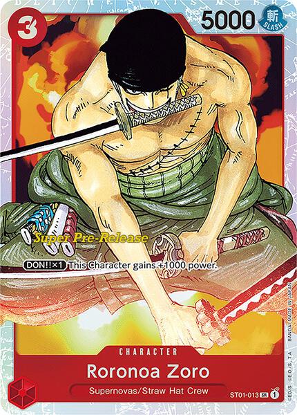 Roronoa Zoro - Super Pre-Release Starter Deck 1: Straw Hat Crew - One Piece Card Game