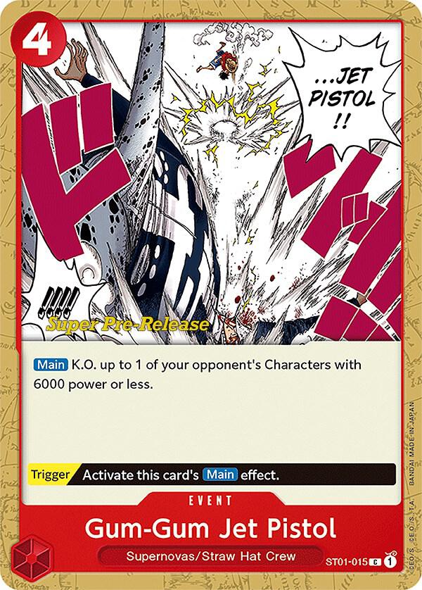 Gum-Gum Jet Pistol - Super Pre-Release Starter Deck 1: Straw Hat Crew - One Piece Card Game ...