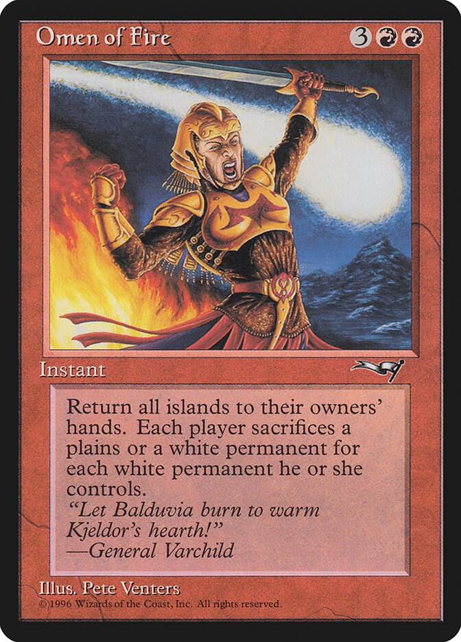 Omen of Fire - Alliances - Magic: The Gathering - TCGplayer.com