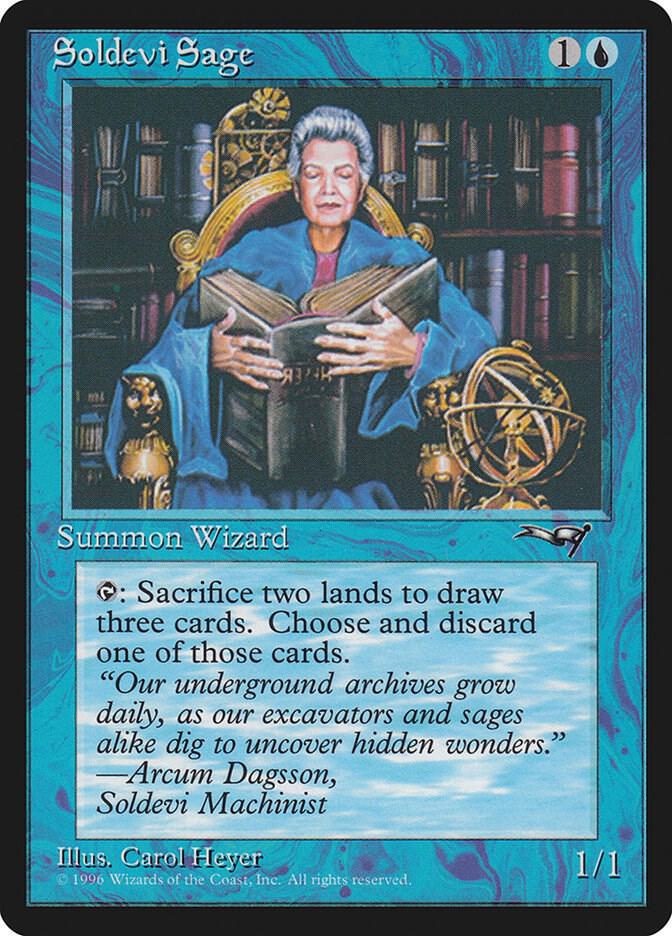 Soldevi Sage (Old Woman) - Alliances - Magic: The Gathering - TCGplayer.com