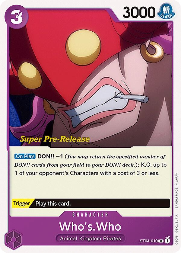 Heat - Super Pre-Release Starter Deck 2: Worst Generation - One Piece Card Game