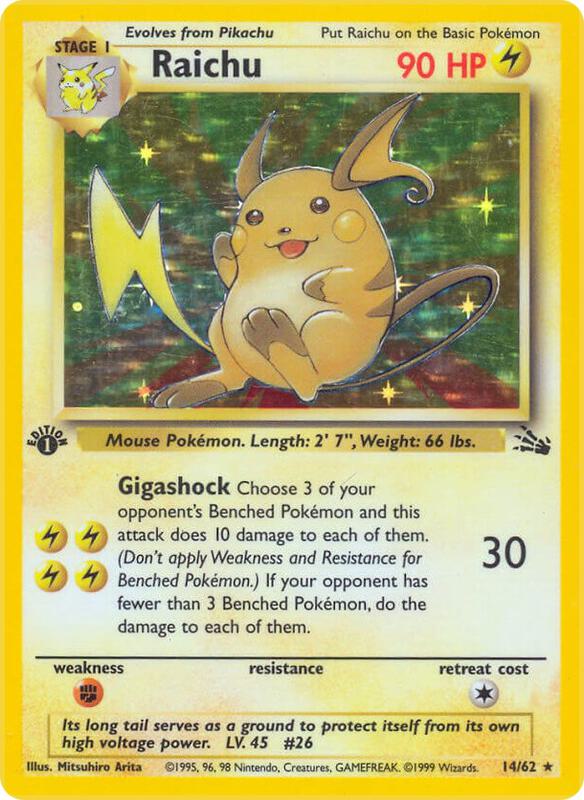 Raichu (14) - Fossil - Pokemon - TCGplayer.com