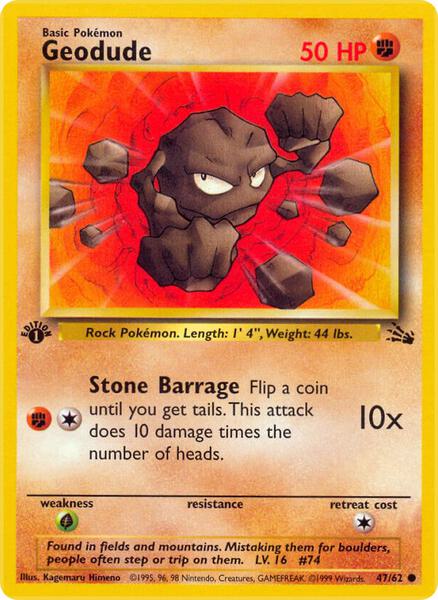 Geodude - Fossil - Pokemon - TCGplayer.com