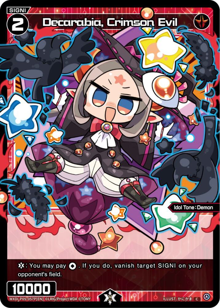Decarabia, Crimson Evil (Parallel Foil) - Curiosity Diva - WIXOSS ...