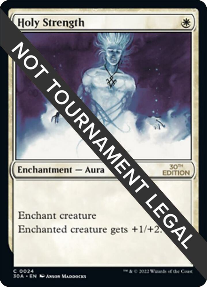 Holy Strength - 30th Anniversary Edition - Magic: The Gathering ...