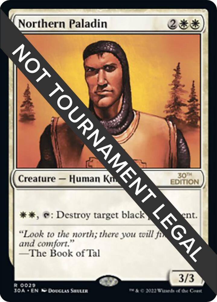 Northern Paladin - 30th Anniversary Edition - Magic: The Gathering ...