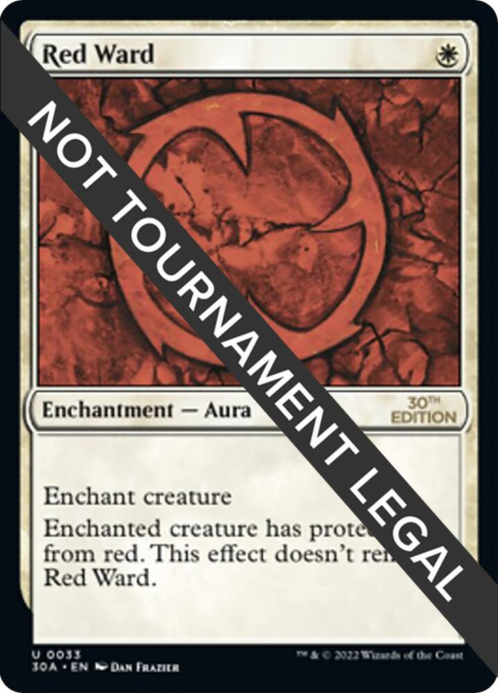 Red Ward - 30th Anniversary Edition - Magic: The Gathering - TCGplayer.com