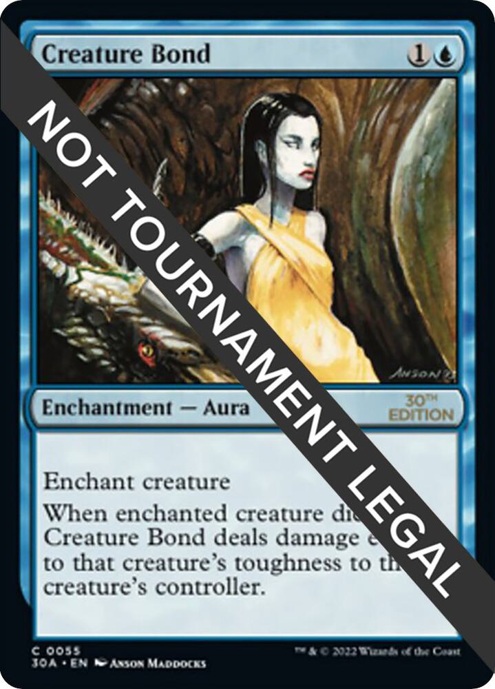 Creature Bond - 30th Anniversary Edition - Magic: The Gathering ...