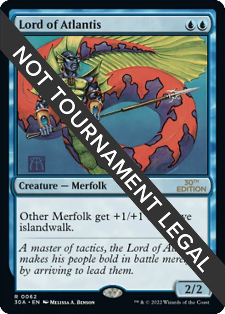 Lord of Atlantis - 30th Anniversary Edition - Magic: The Gathering ...