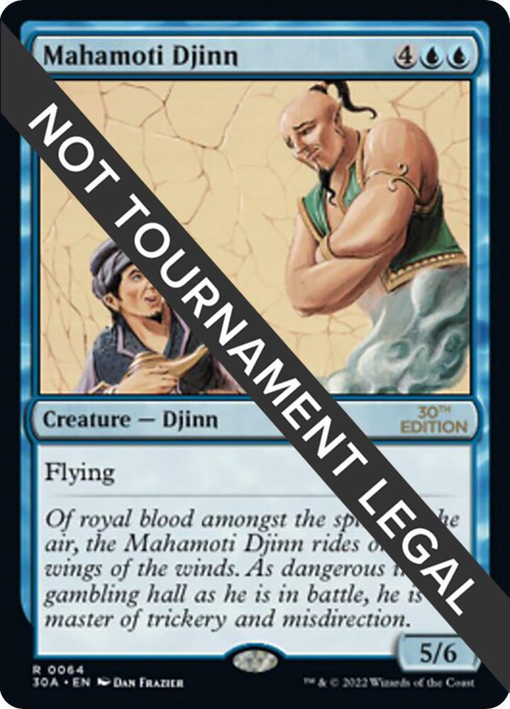 Mahamoti Djinn - 30th Anniversary Edition - Magic: The Gathering ...