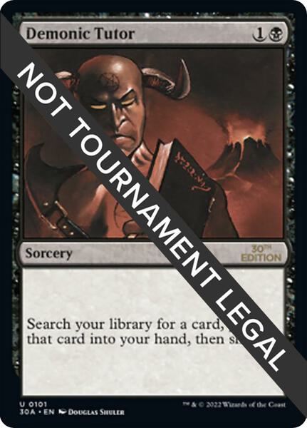 Demonic Tutor - 30th Anniversary Edition - Magic: The Gathering ...