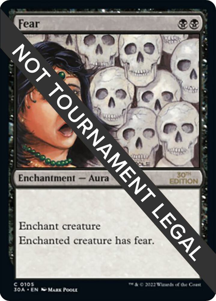 Fear - 30th Anniversary Edition - Magic: The Gathering - TCGplayer.com