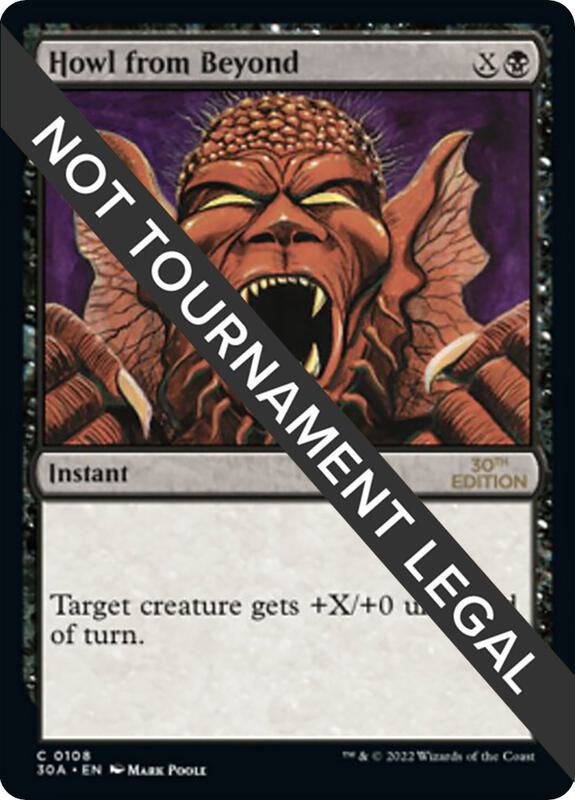 Howl from Beyond - 30th Anniversary Edition - Magic: The Gathering ...