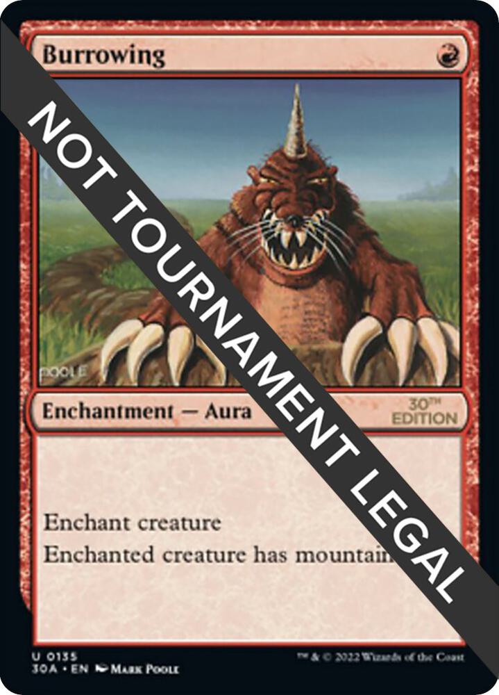 Burrowing - 30th Anniversary Edition - Magic: The Gathering - TCGplayer.com
