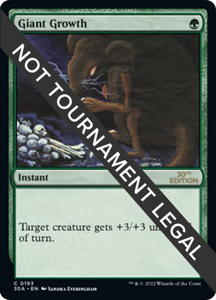 Giant Growth - 30th Anniversary Edition - Magic: The Gathering ...