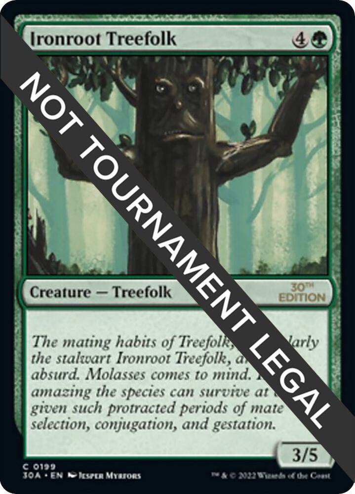 Ironroot Treefolk - 30th Anniversary Edition - Magic: The Gathering
