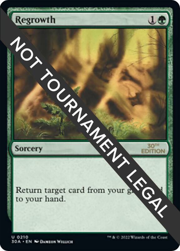 Regrowth - 30th Anniversary Edition - Magic: The Gathering