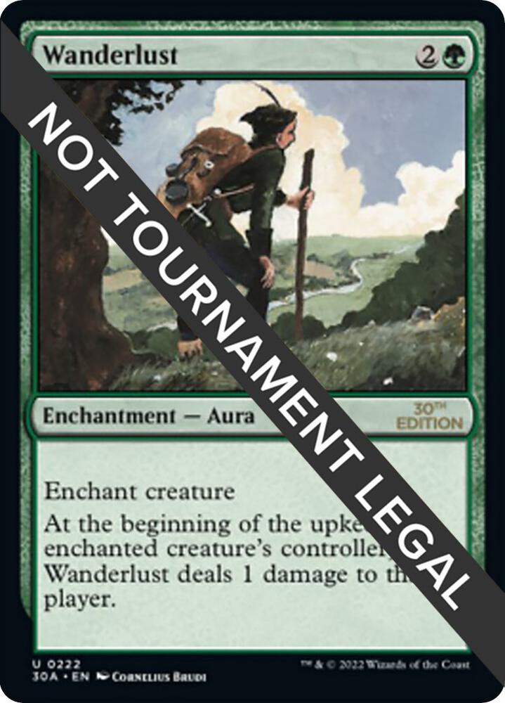 Wanderlust - 30th Anniversary Edition - Magic: The Gathering ...