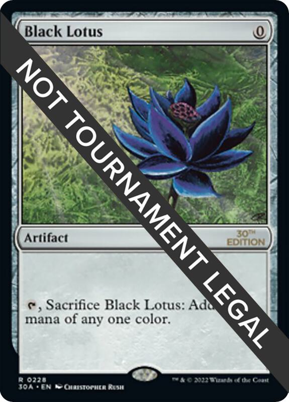 Black Lotus - 30th Anniversary Edition - Magic: The Gathering ...
