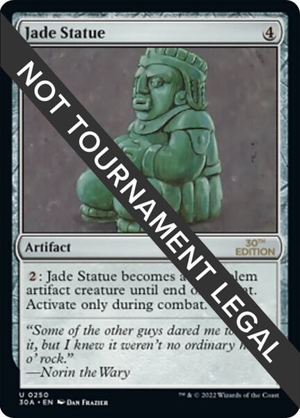 Jade Statue - 30th Anniversary Edition - Magic: The Gathering ...