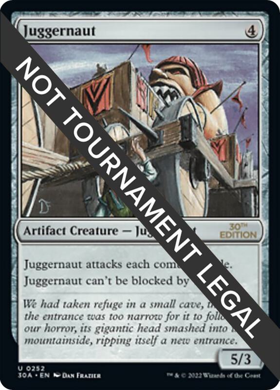 Juggernaut - 30th Anniversary Edition - Magic: The Gathering ...