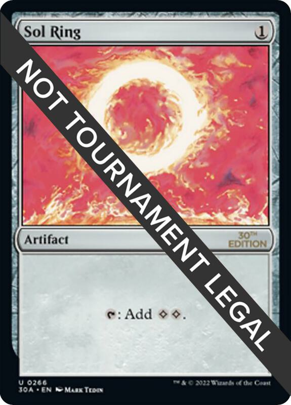 Sol Ring (266) - 30th Anniversary Edition - Magic: The Gathering ...