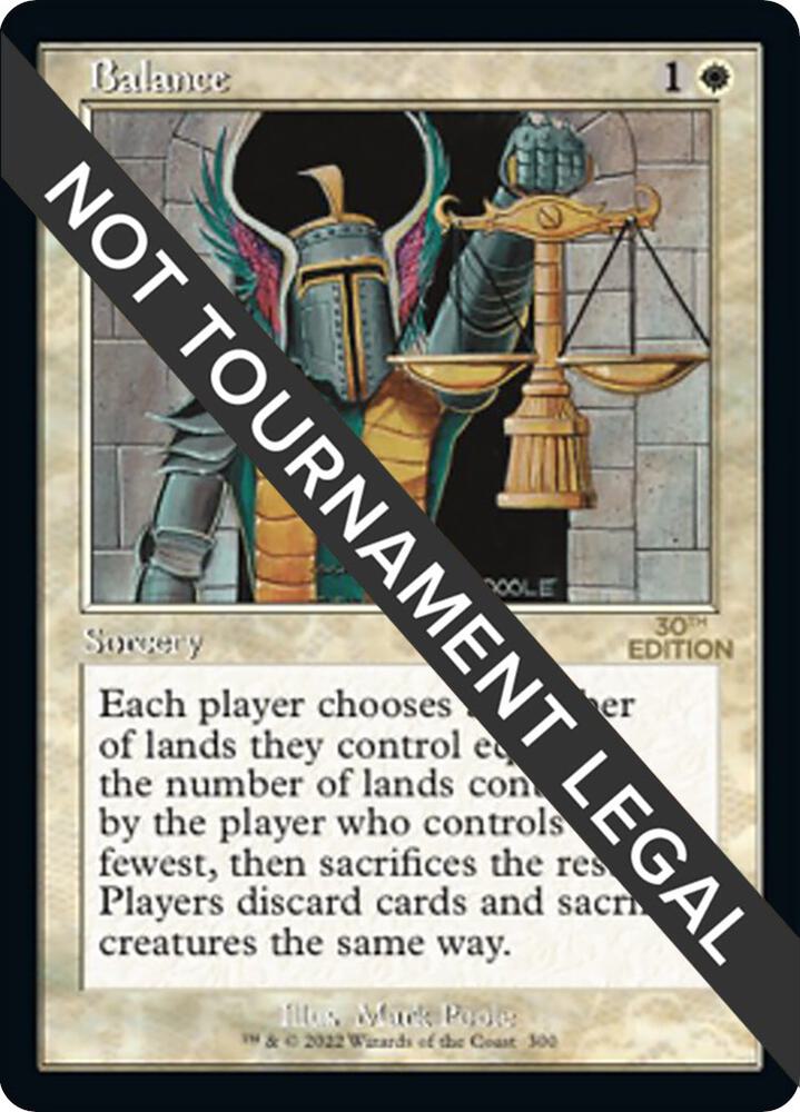 Balance (Retro Frame) - 30th Anniversary Edition - Magic: The Gathering ...