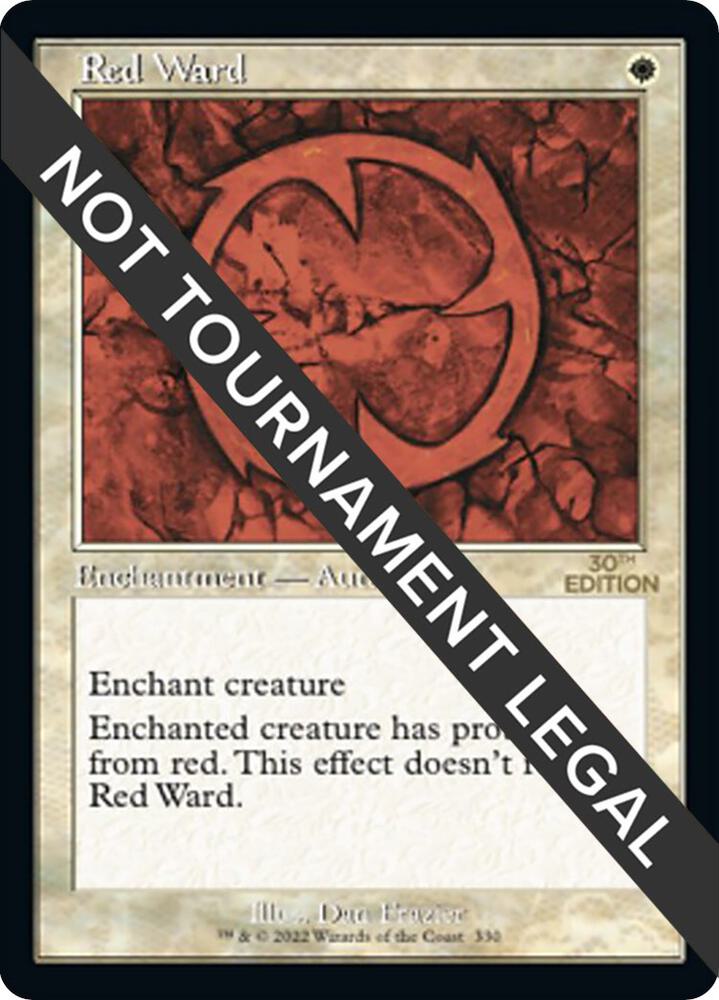Red Ward (Retro Frame) - 30th Anniversary Edition - Magic: The ...