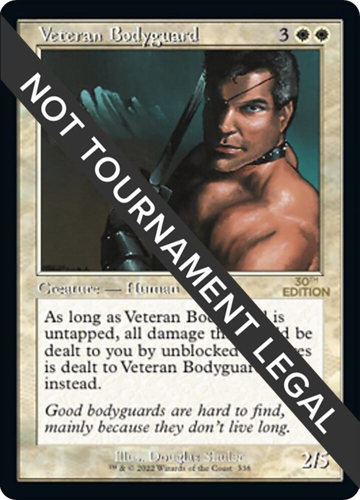 Veteran Bodyguard (Retro Frame) - 30th Anniversary Edition - Magic: The ...