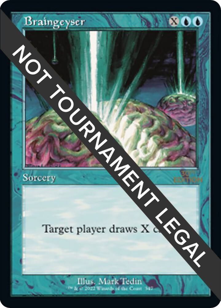 Braingeyser (Retro Frame) - 30th Anniversary Edition - Magic: The ...