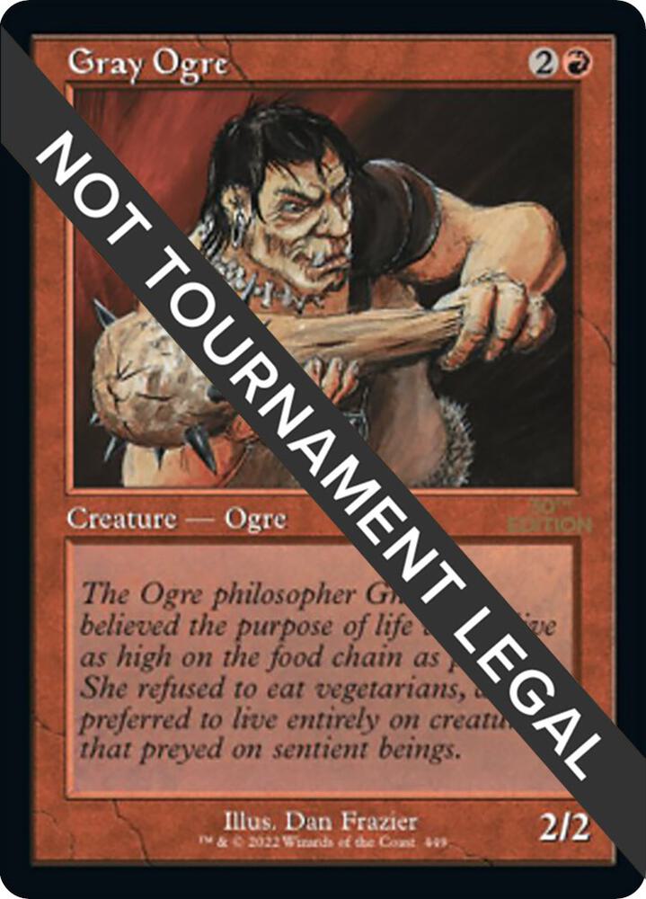 Gray Ogre (Retro Frame) - 30th Anniversary Edition - Magic: The ...
