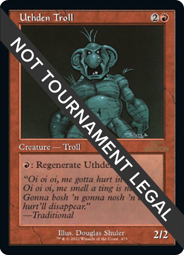 Uthden Troll (Retro Frame) - 30th Anniversary Edition - Magic: The ...