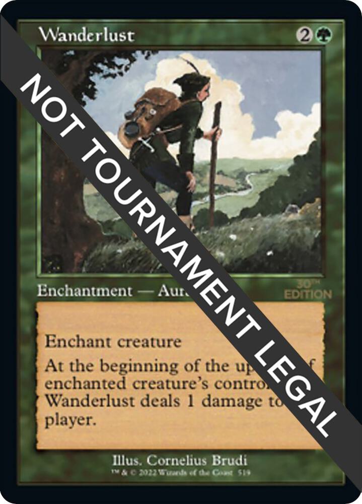 Wanderlust (Retro Frame) - 30th Anniversary Edition - Magic: The ...