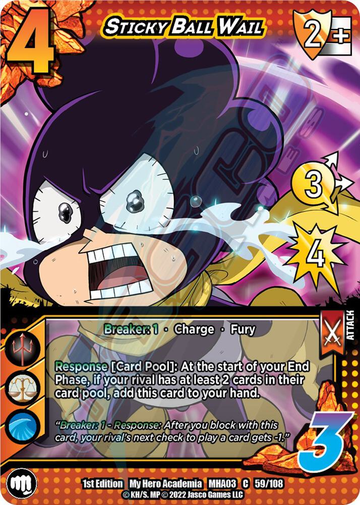 Sticky Ball Wail - UniVersus: My Hero Academia: Heroes Clash - UniVersus