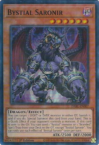 Bystial Saronir - Darkwing Blast - YuGiOh - TCGplayer.com