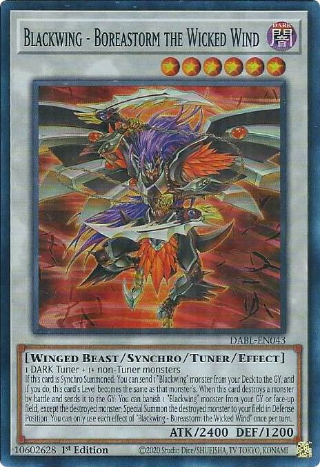 Blackwing - Steam the Cloak - Dragons of Legend - YuGiOh